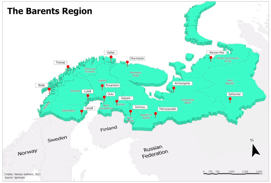 New Map of the Barents Region