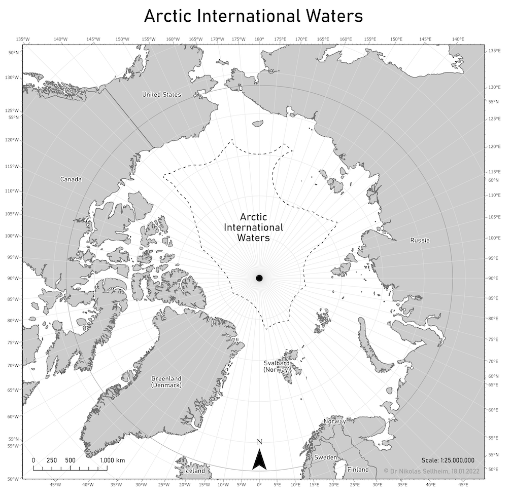 A (simple) map of the Arctic’s international waters