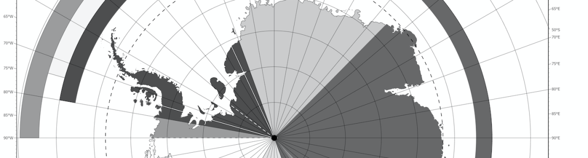 New map of territorial claims in Antarctica
